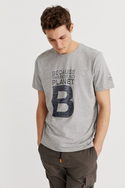 T-shirt Ecoalf message , coton biologique et recyclé - Nantes